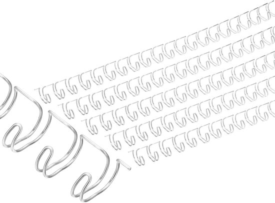 3/8" Double Loop Wire Binding Combs - 50pcs Metal Double Loop Binding ...