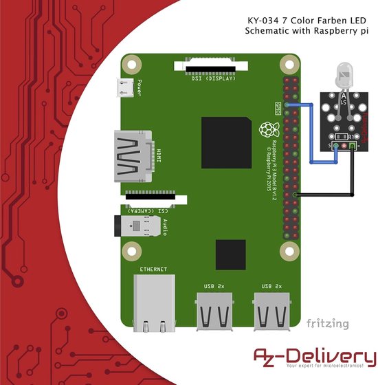 7 Kleuren LED Module voor Arduino en Microcontrollers | bol