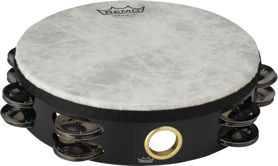 Professionele Tamboerijn 10 Inch (25,4 cm) Single Row Zwart Percussie ...