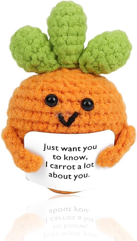Positieve wortel - origineel en grappig cadeau - huisdecoratie - leuke ...