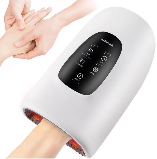 Handmassageapparaat met verwarmings- en drukfunctie, elektrische ...