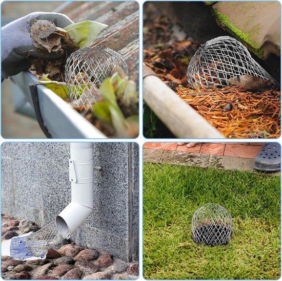 8-delige Bladvanger voor Dakgoten - Universele Aluminium Gutter Guard | bol