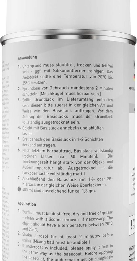 Spuitbus Set 400ml Autolak Wit voor Reparatie en Overspuiten | bol