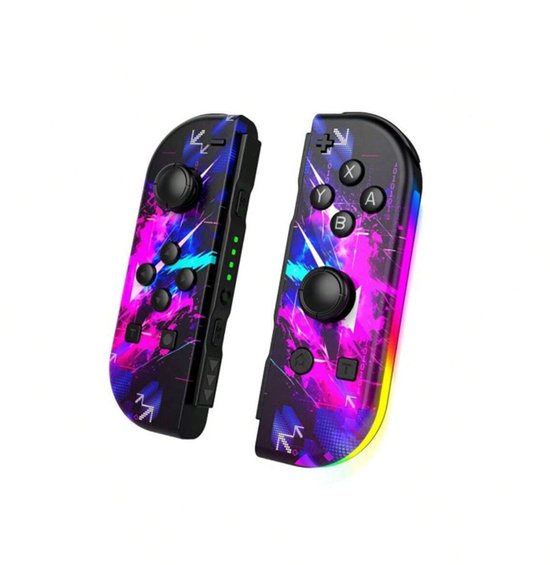 1 paar Draadloze Joy-Con Controllers voor Nintendo Switch - BT 5.2 RGB ...