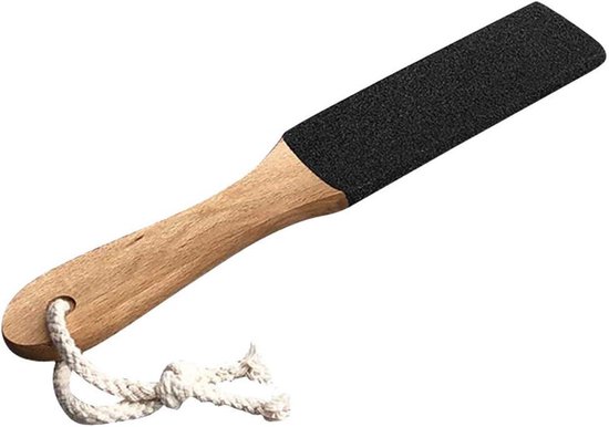 Voet vijl voor nat en droog eelt verwijderen met houten handvat - Harde ...