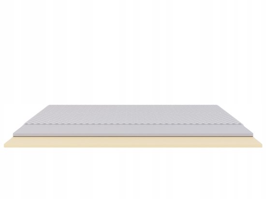 Topper matras 140x190 cm - 6cm dik met Visco en HR schuim | bol