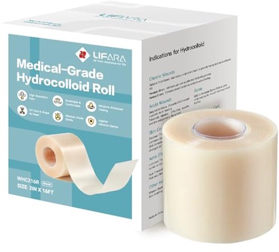 Hydrocolloïden Verband Rol voor Wondverzorging - 5 cm x 5 m, 0,3 mm ...