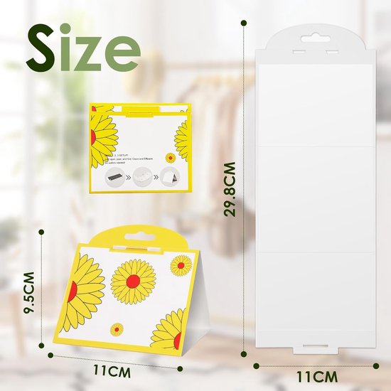 8 stuks mottenvallen voor kleding- en voedingsmotten - niet giftig ...
