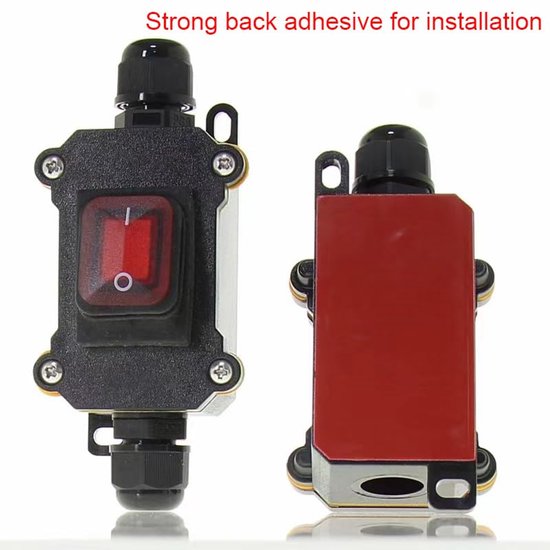 IP67 Waterproof Inline Cord Switch DPST AC 20A-125V,16A-250V,On Off ...