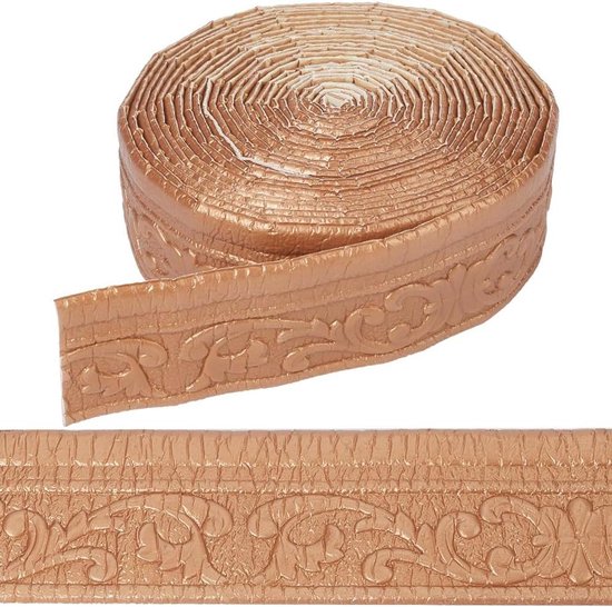 "Flexibel 3D Brons Behang Grens Plint Trim - Zelfklevend Peel and Stick ...