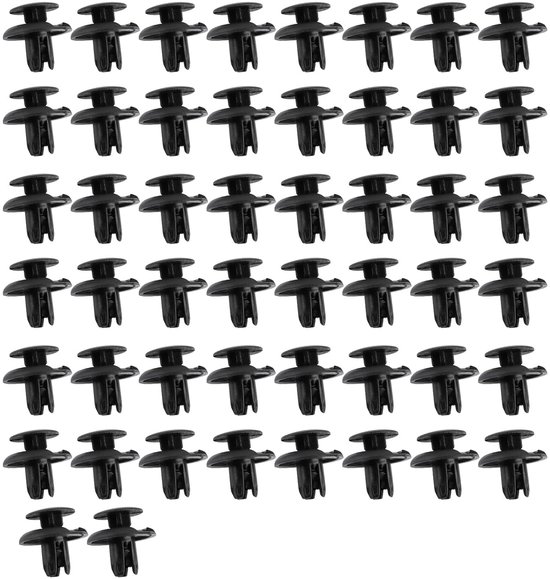 Pack of 100 plastic rivets - car mounting clips - universal clip - auto ...