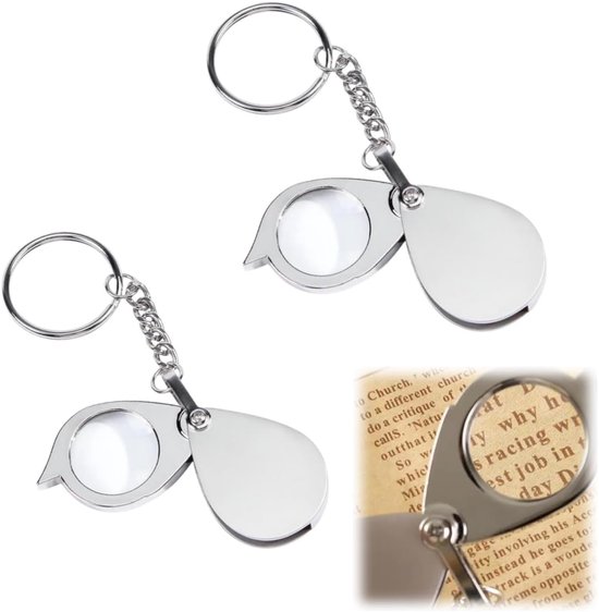 Vergrootglas - Loep - Handloep - Sleutelhanger - Vergrootglas ...