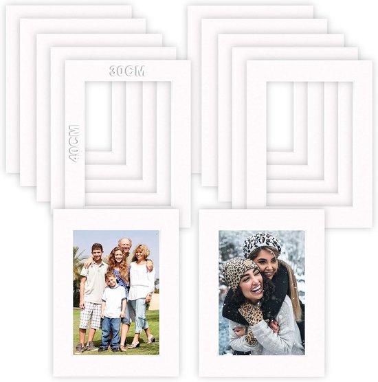 Pack van 12 Passe-partout - 30 x 40 cm Externe Afmetingen ...