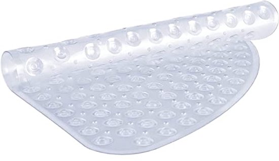 Antislip douchemat 54 x 54 cm | Machinewasbare kwadrant badmat voor ...