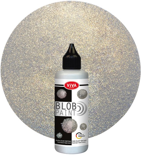 Blob Paint 90 ml, Silber Glitter | bol