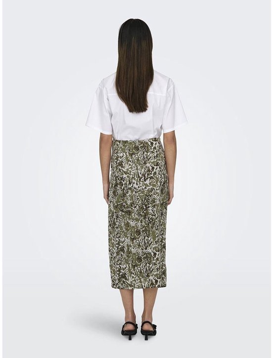Only Willow Midi Rok Groen L Vrouw | bol