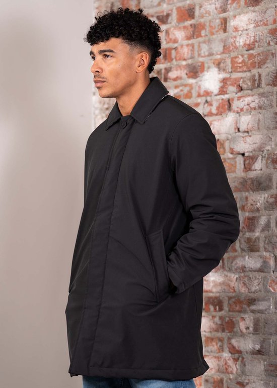 Aquascutum Soft shell trench - black | bol
