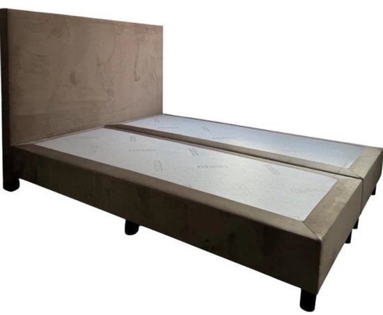 Boxspring OP MAAT met opbergruimte en hoofdbord (zonder matras ...