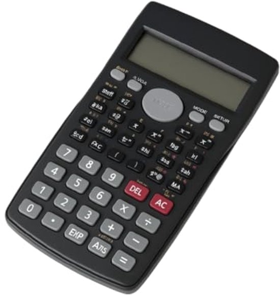 Wetenschappelijke rekenmachine met 240 functies en 2-regelig display ...