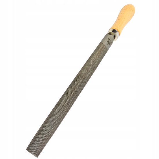 Richmann Halfronde Vijl 200mm Metaal met Houten Handvat | bol