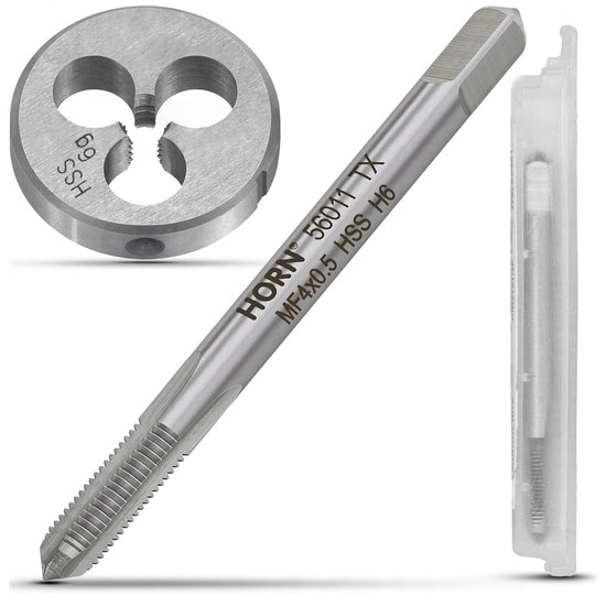 Taraud Manuel M4 & Set Filière de Filetage M4x0,5 | bol
