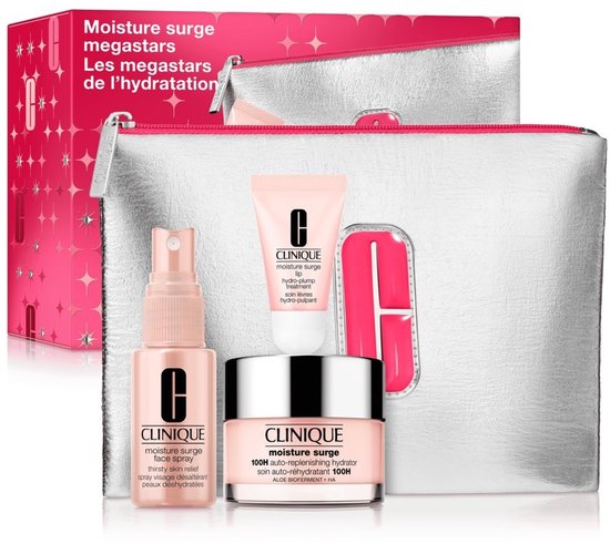 Clinique Moisture Surge Megastars | 50 ml + 30 ml + 7 ml + Sachet | Set ...
