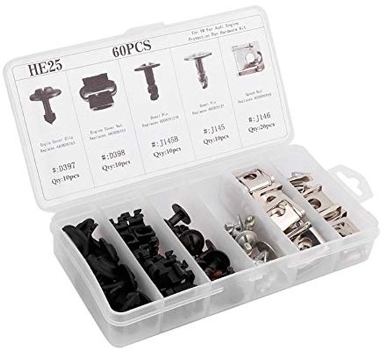 Motorcycle Pot Terminals, 60 Pieces, Car Engine Protective Nut Pin ...