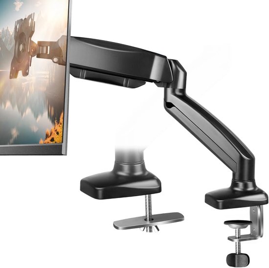 Verstelbare monitorarm voor 13-32 inch schermen - Robuuste tafelhouder ...