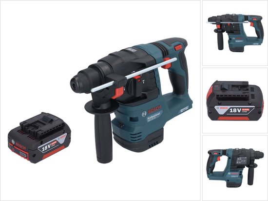 Bosch GBH 18V-22 Professionele accu boorhamer 18 V 1,9 J SDS Plus Brushless + 1x accu... | bol