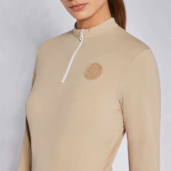 Tranings zip polo Tech Piquet Beige (1003) - L | beige | Zomerkleding ...
