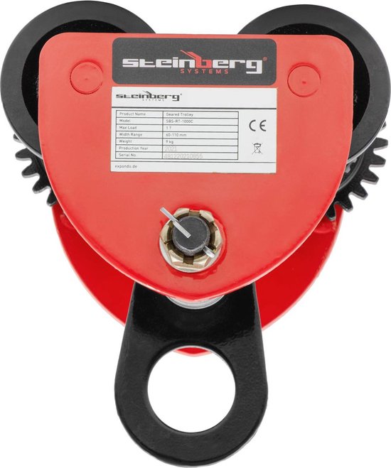 Steinberg Loopkat - 1.000 kg - flensoppervlak 60-110 mm - met ketting | bol