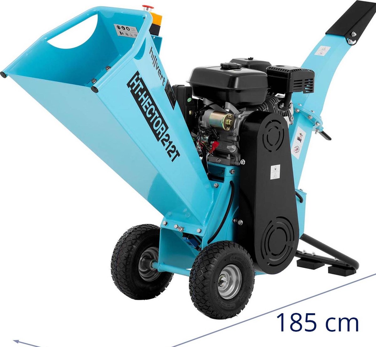 Hillvert Hakselaar - Versnipperaar - Hakselaar benzine - 7 PK - 80 mm | bol