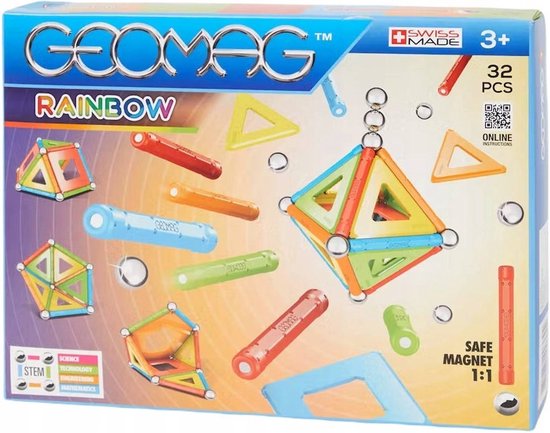 Geomag Rainbow 32-Delig | bol
