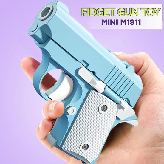 M1911 Fidget Stress Relieve Adult/Kids Toy Pistol 3D Printed 14+ | bol