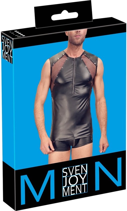 Fetish Matte Wetlook Shirt met Studs | bol