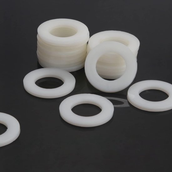 20 stuks kunststof sluitringen, M20-35 mm, nylon sluitringen, carrosserieringen,... | bol