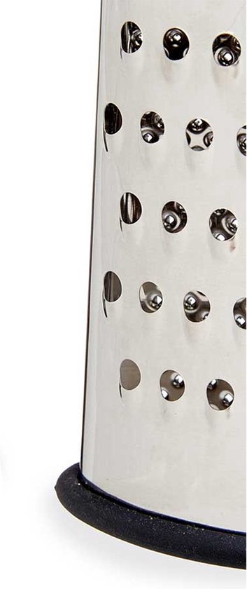 Kinvara Keuken rasp met zwart ergonomisch handvat - 2-zijdig - zilver ...