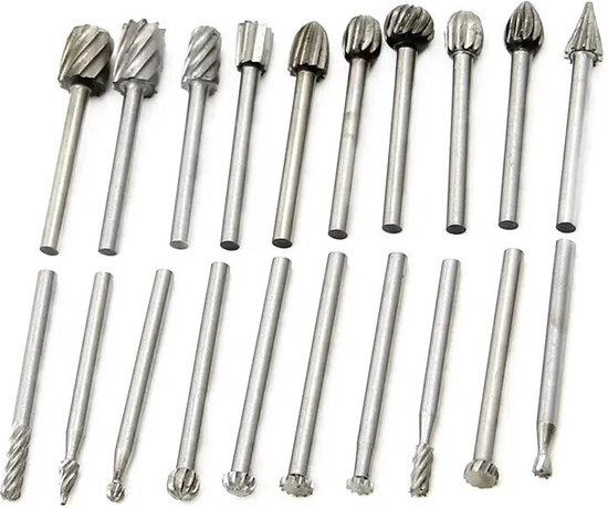 Frezensets – Freesset 20 delig - Set van 20 frezen – Mini frezenset – ø ...