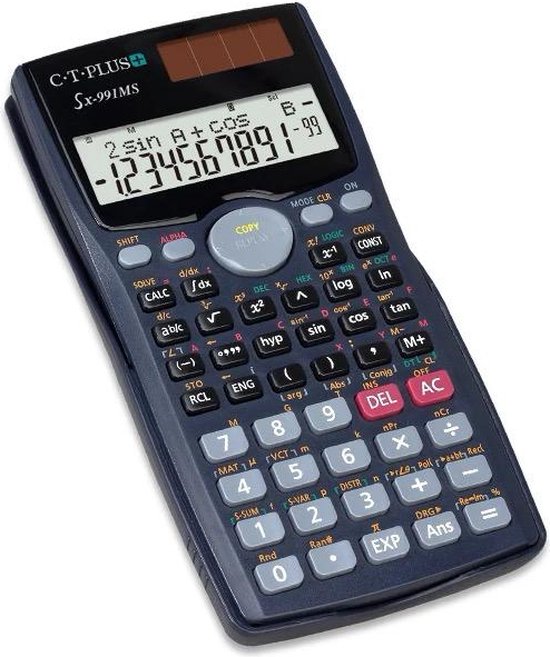 Rekenmachine Wetenschappelijke rekenmachine Wiskunde Calculator - Rekenmachine Met LCD... | bol