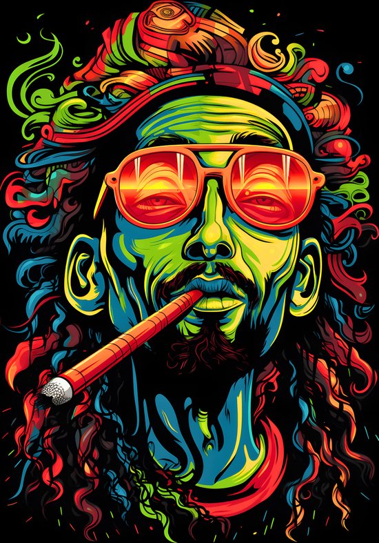 Stoner Poster | Abstracte kunst | Jonko Poster | 61x91cm | Aesthetic ...
