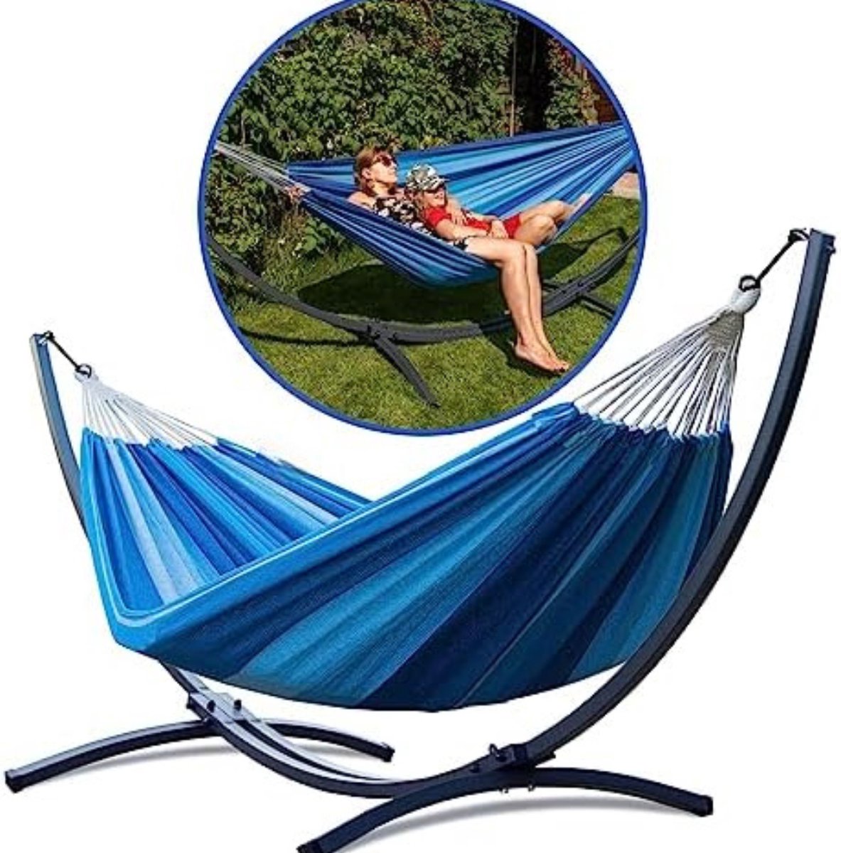 Hangmat met spreidstok - Hangmat met standaard - Hangmat met frame - 3 ...
