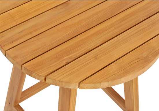 Bartafel/Tuintafel Teak Rond 80 cm | bol