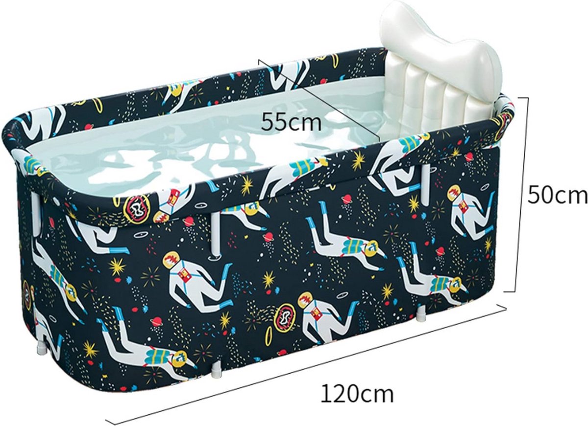 Ijsbad - Zitbad - Ice Bath - 120 Liter - Dompelbad - Grijs | bol