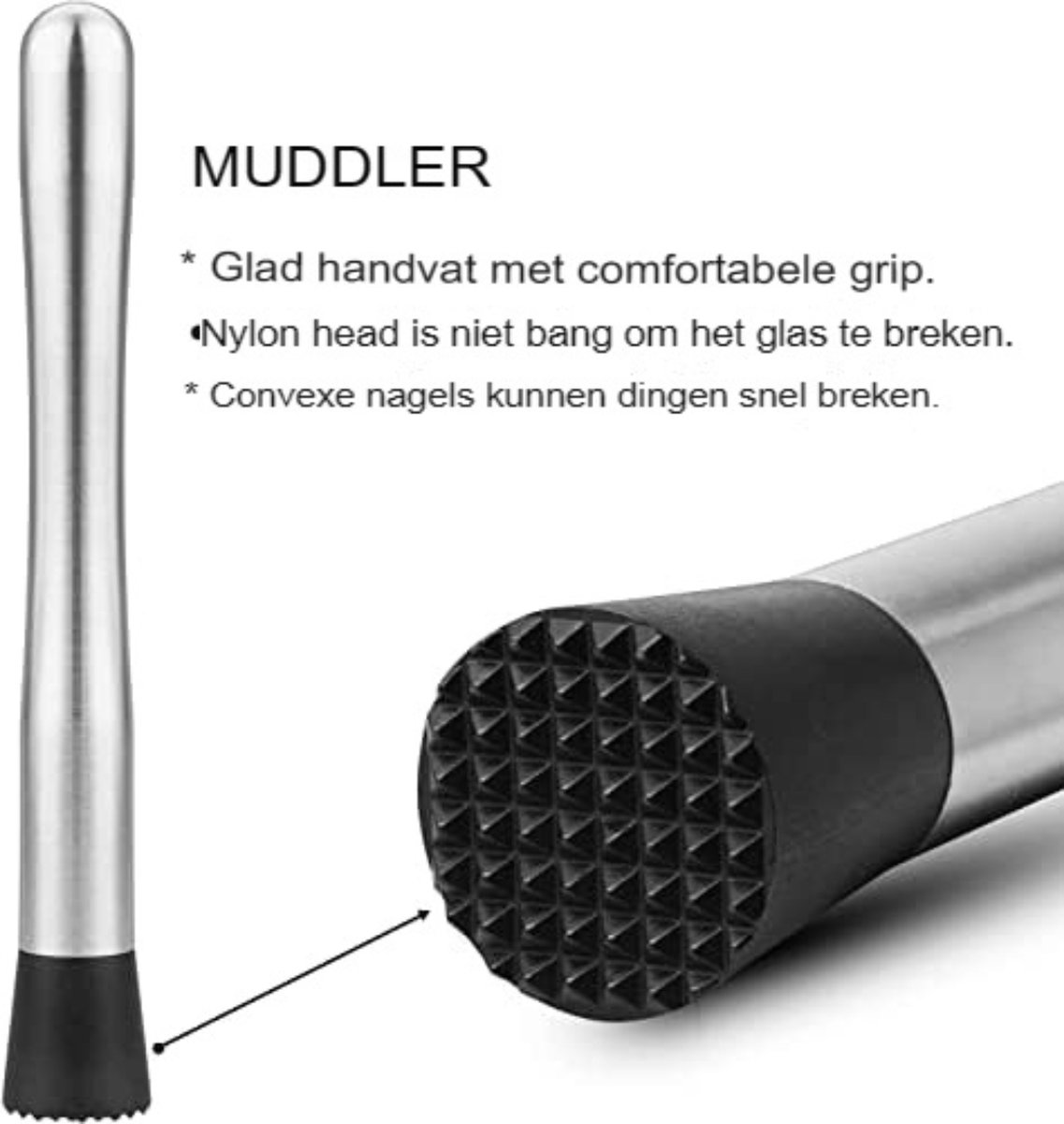 Cocktail Stamper - Cocktail Lepel | bol