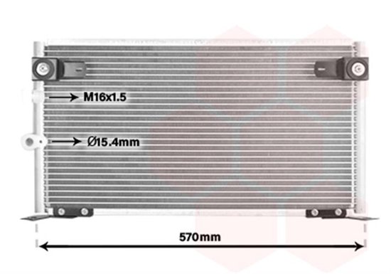 Van Wezel - LUCHTCONDENSATOR VOOR TOYOTA HILUX 1998-2001 8846035280 | bol