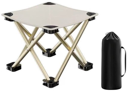 Opvouwbare kampeerstoel voor buiten - Campingkruk - Draagbare ...