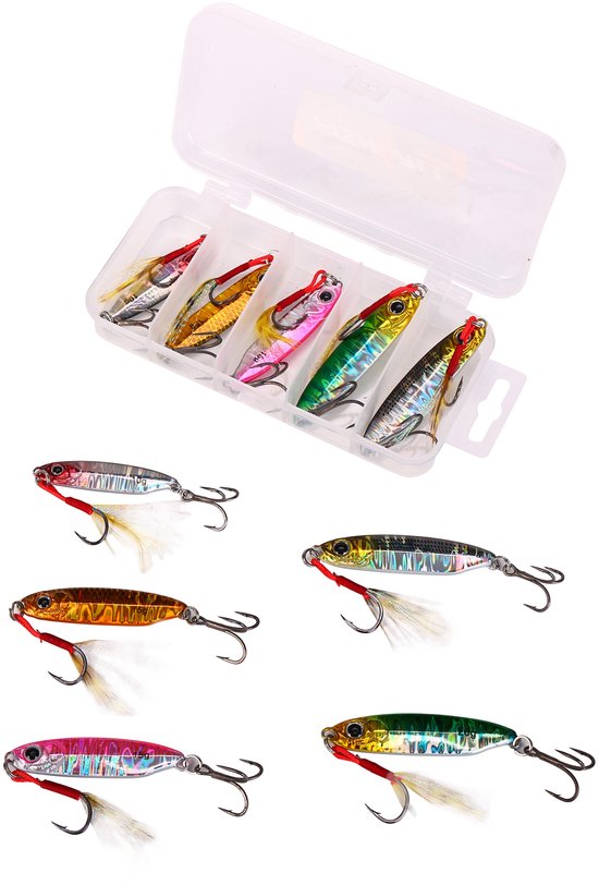 Fish4All Salty Metal Jigs (5 Stuks) | Kunstaas set | bol