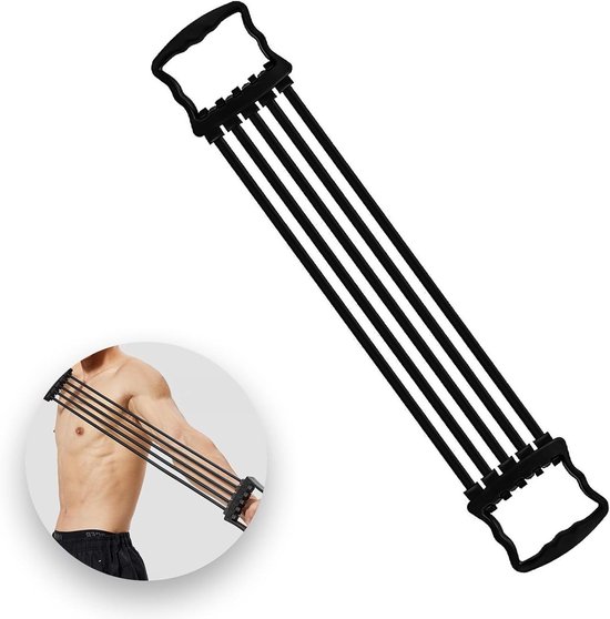 Expander Fitness Muscle Pull Exerciser voor thuis en sportschool | bol