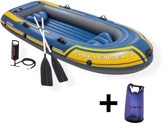 Intex Challenger 3 - Opblaasboot - Opblaasbare Boot - intex boot ...