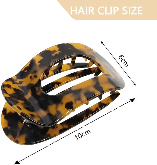 Haarspeld - 4 stuks - Haar accessoire - Haarclips van acetaat ...
